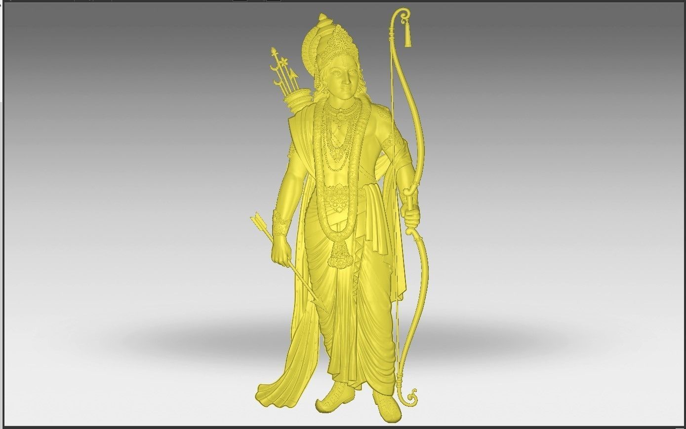 SHRI RAM 3D model | CGTrader