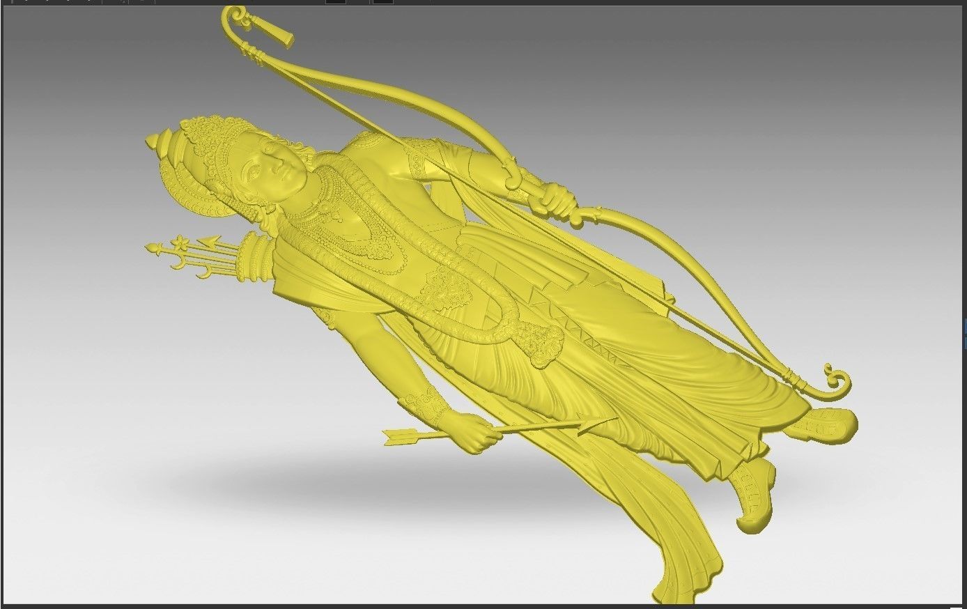 SHRI RAM 3D model | CGTrader