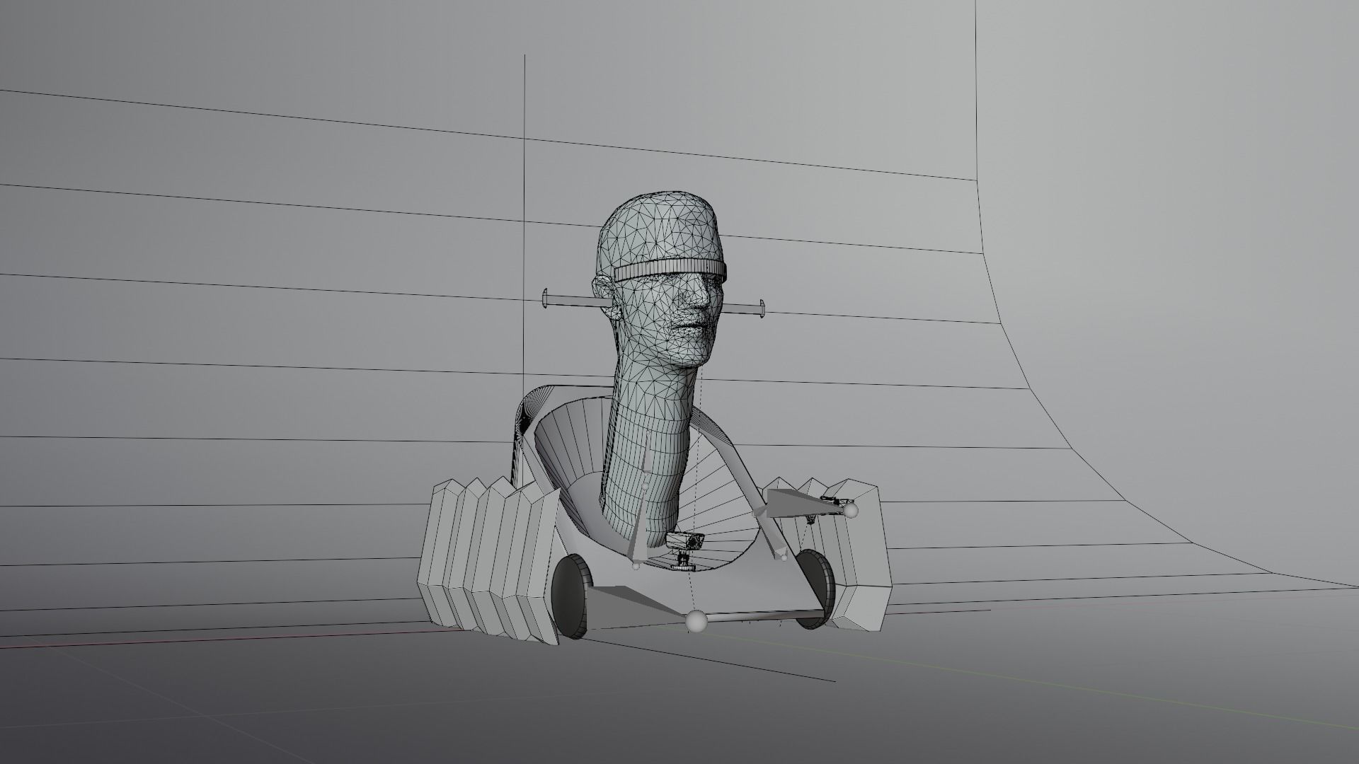 Skibidi toilet Vacuum toilet 3D model rigged | CGTrader