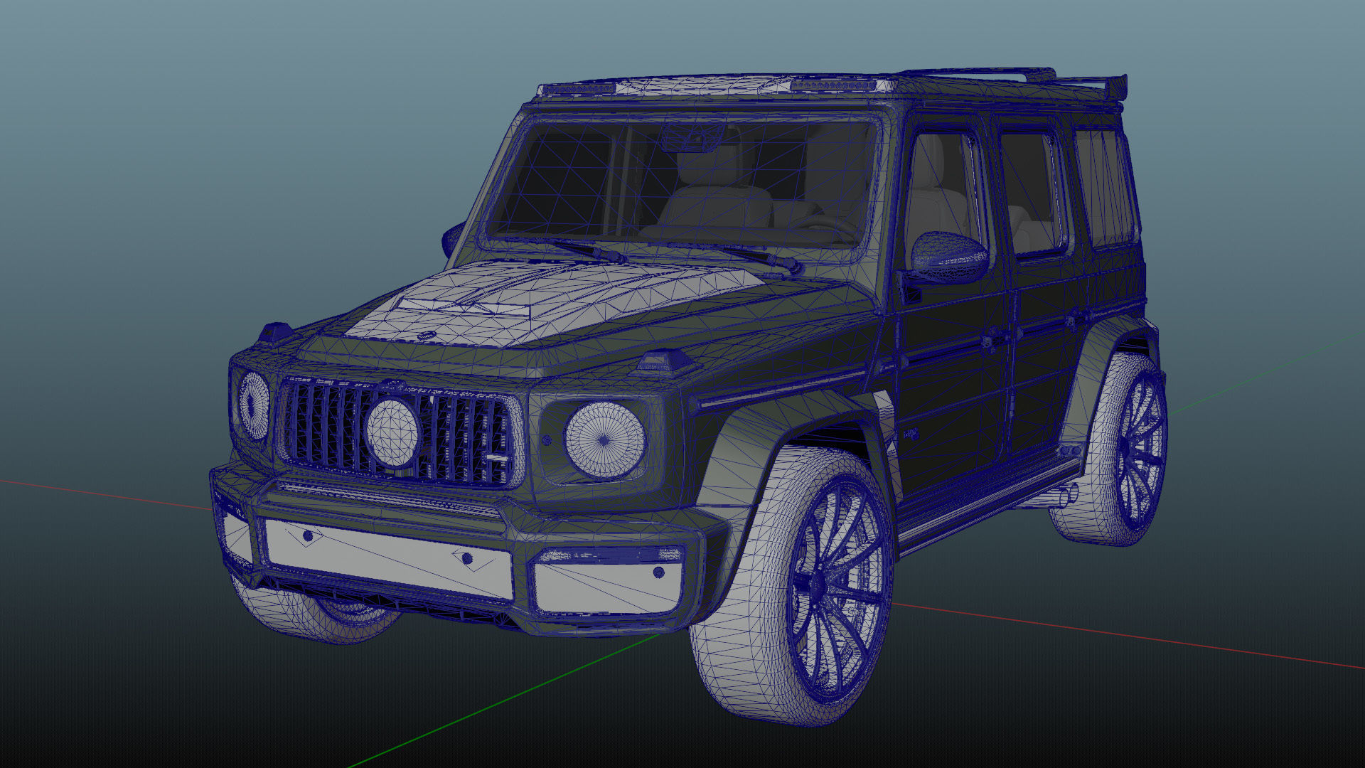 Mercedes-Benz BRABUS G900 3D model | CGTrader