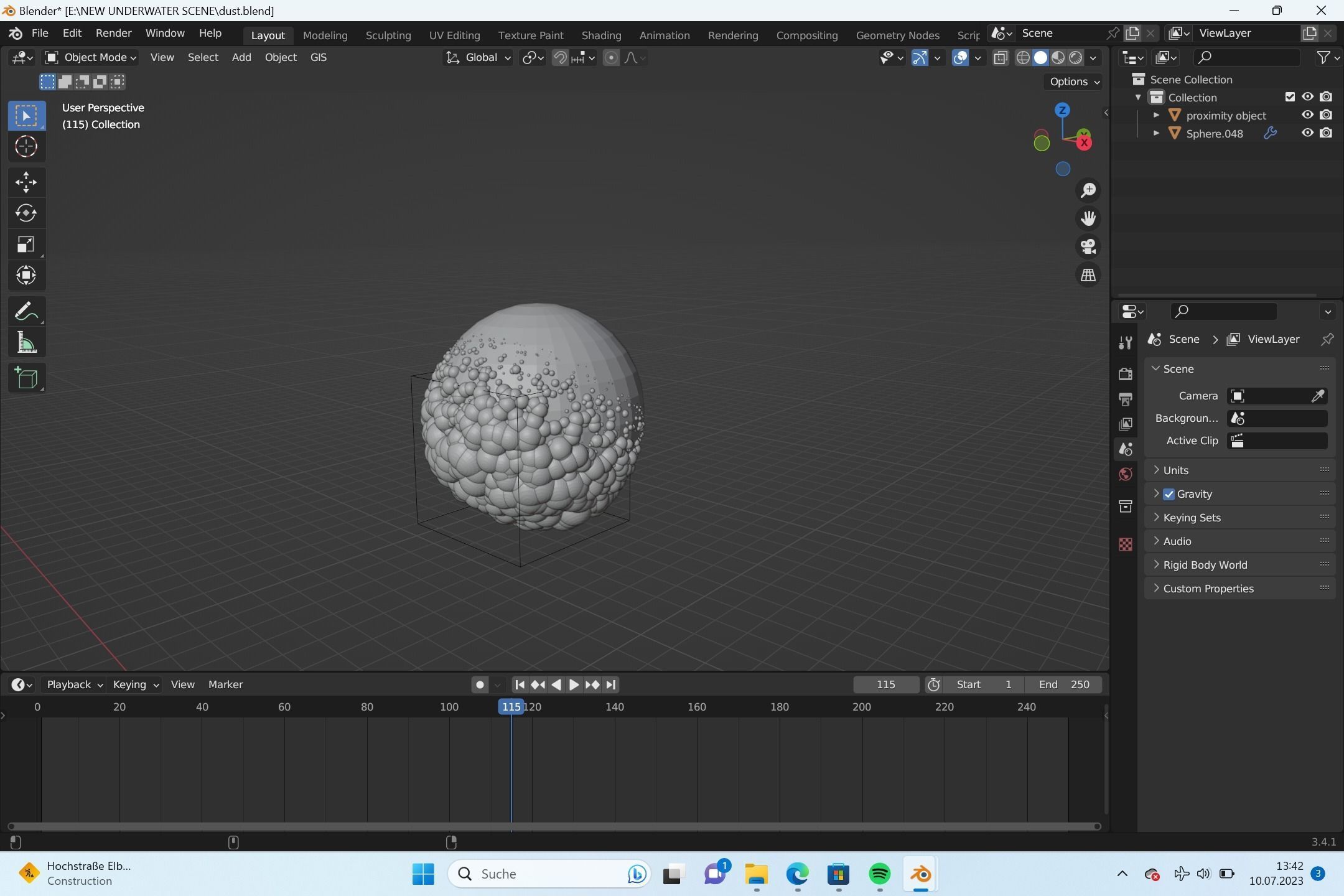 geometry nodes bubbles 3D model | CGTrader