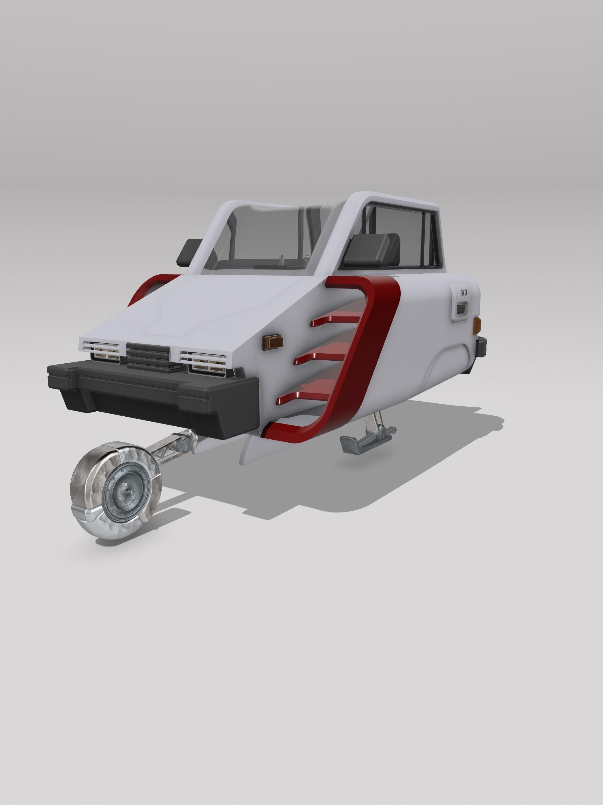 Cyber Punk Flying Micro Car Concept full kit 3D model 3D printable ...