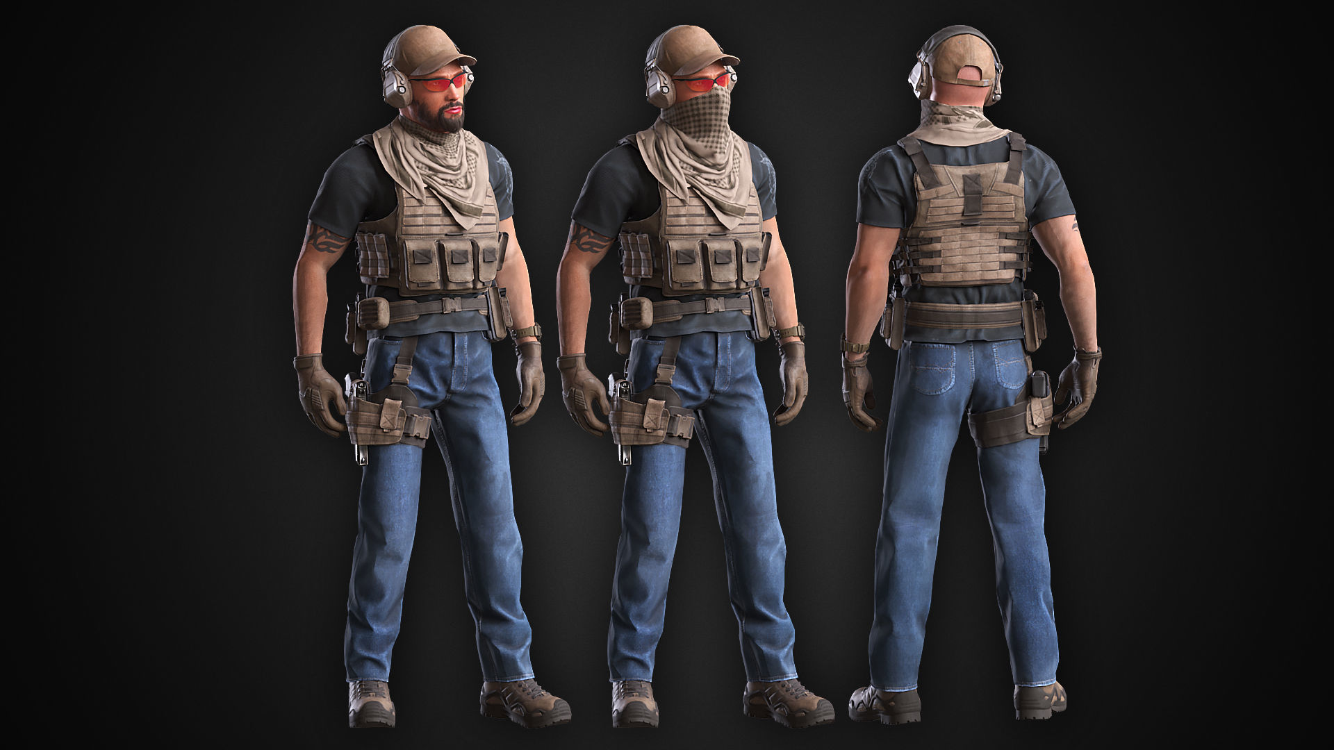 3D model Spec Ops Soldier VR / AR / low-poly | CGTrader