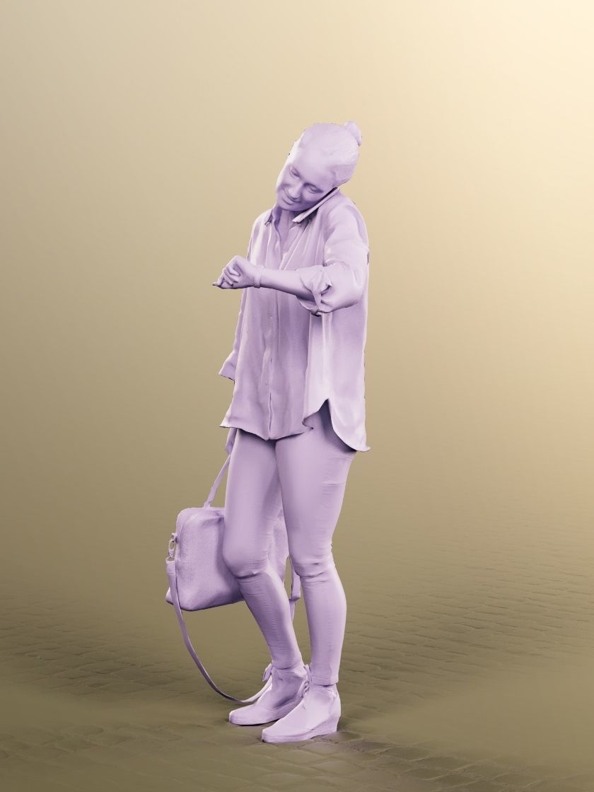 3D model Marlene 13760 - Standing Casual Woman VR / AR / low-poly | CGTrader