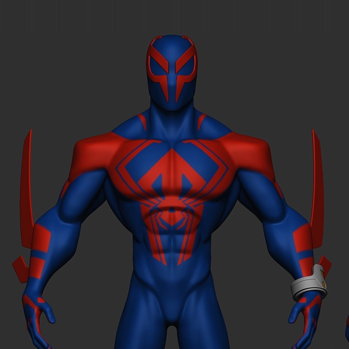 Spiderman 2099 Base Mesh 3D model | CGTrader