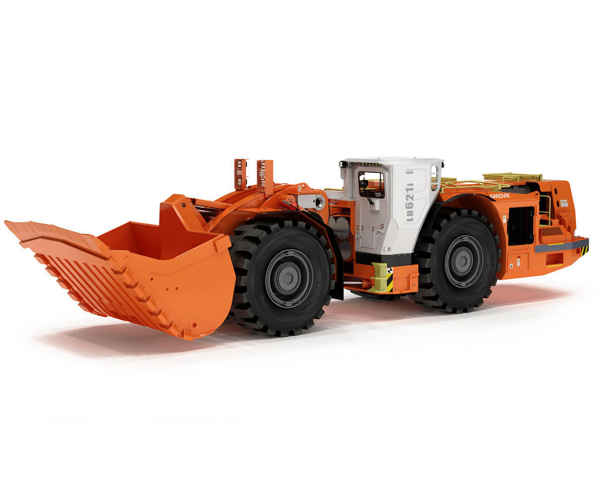 Underground Mining Loader LH621i 3D model | CGTrader