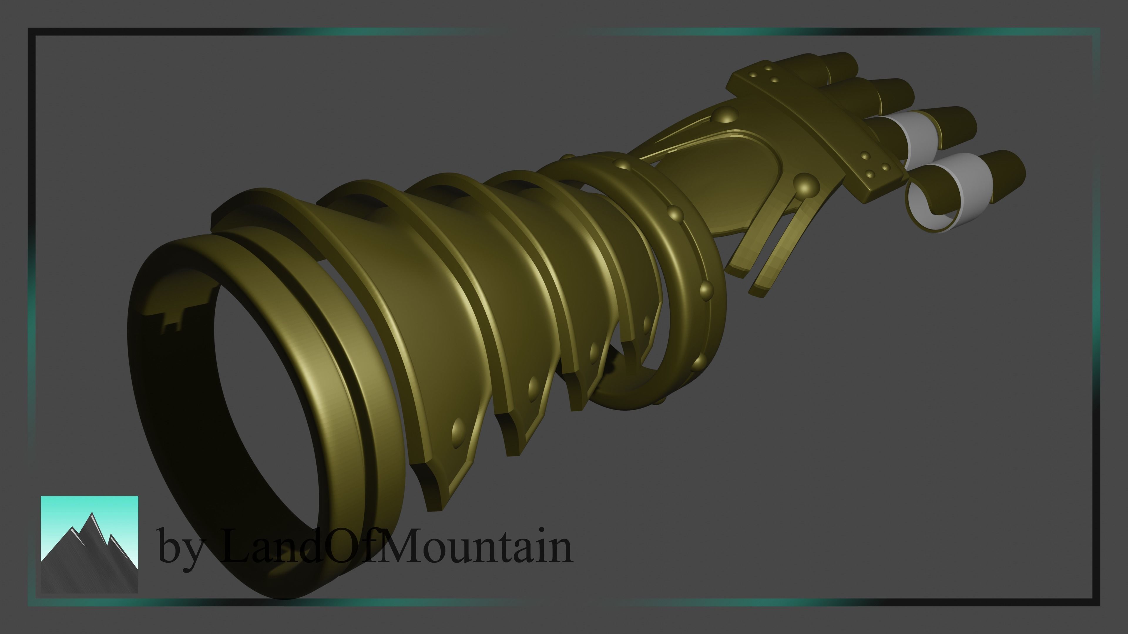 Final Fantasy X - Tidus Hand Armor Set 3D model 3D printable | CGTrader
