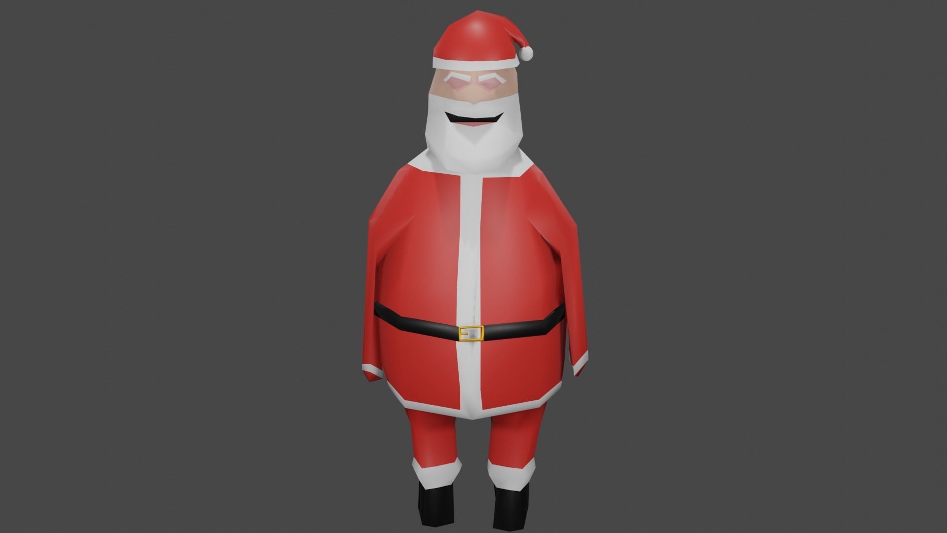 Santa free VR / AR / low-poly 3D model | CGTrader