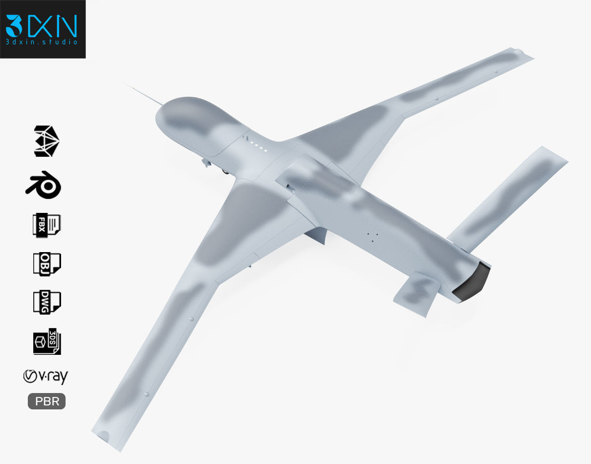 General Atomics Predator C Avenger UAV Drone 3D model | CGTrader