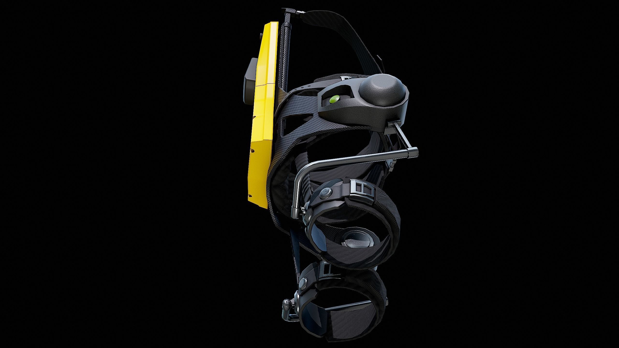 3D model Exoskeleton German Bionic Cray-X Yellow 2023 - PBR VR / AR ...