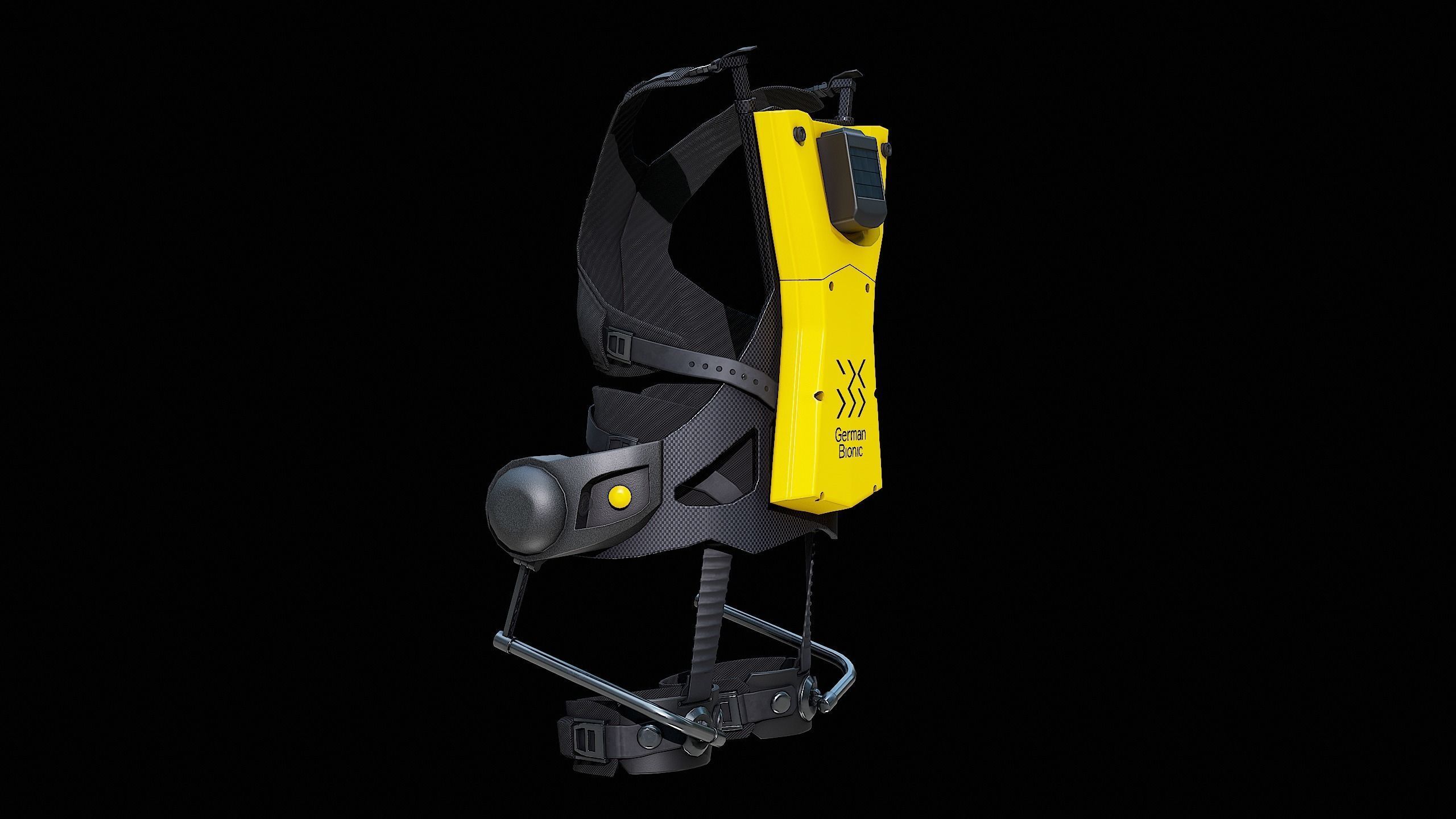 3D model Exoskeleton German Bionic Cray-X Yellow 2023 - PBR VR / AR ...