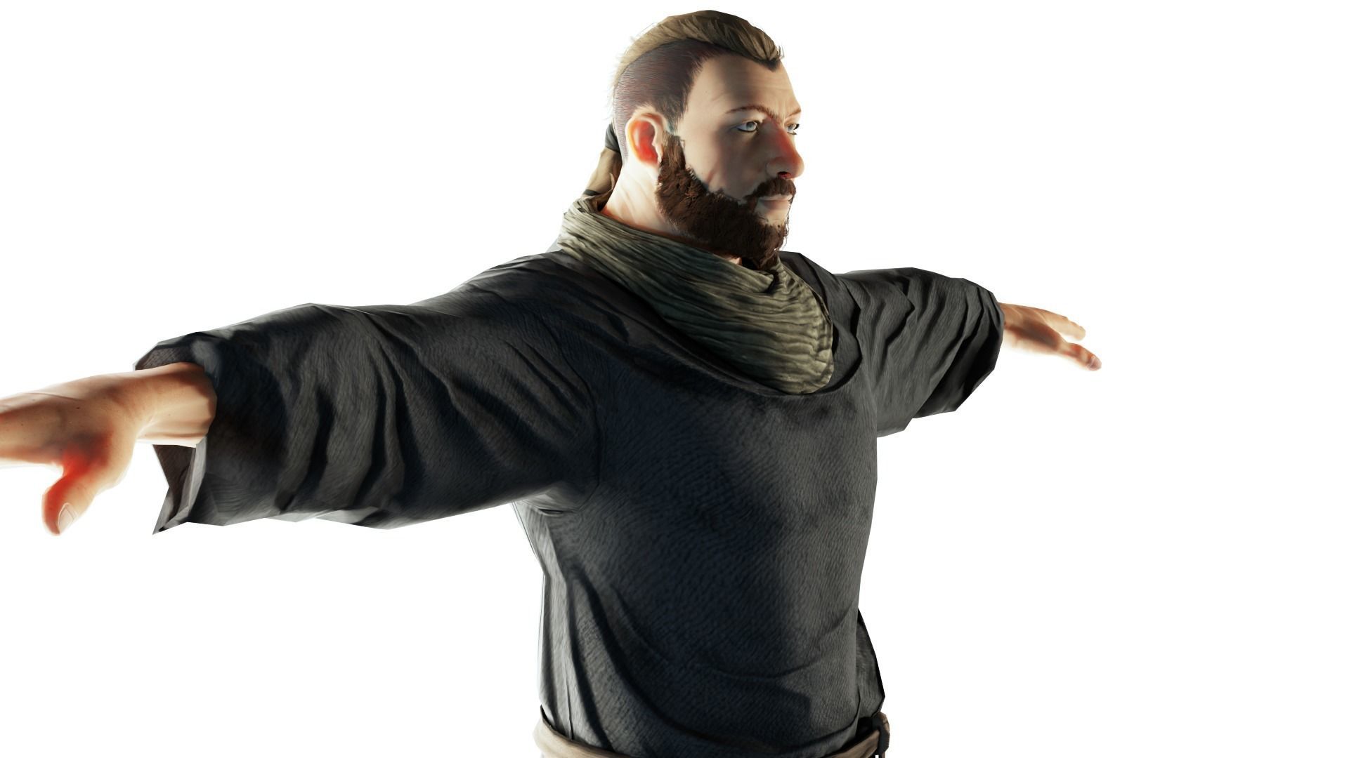 3D model Medieval Viking Giant 3D Model Epic Battle Ready Creation VR ...