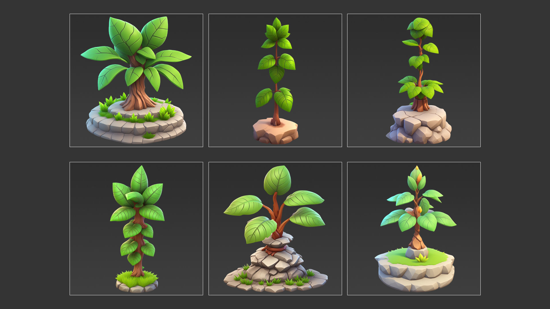 30 Fantasy Plants Game Asset Texture | CGTrader