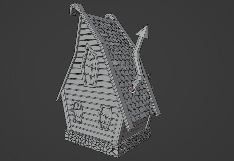 3D model Witch House VR / AR / low-poly | CGTrader