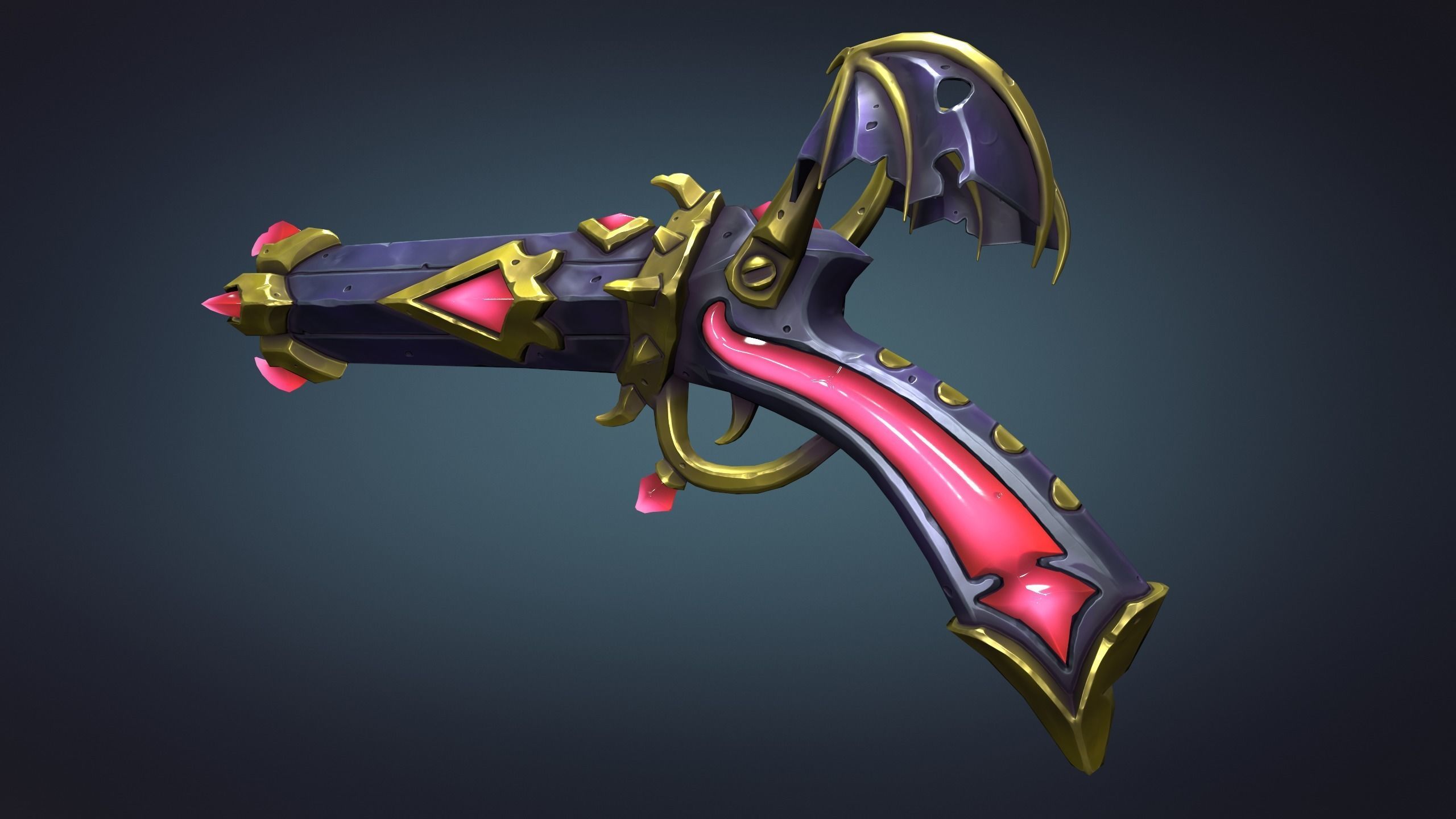 3D model Vampire pistol VR / AR / low-poly rigged | CGTrader