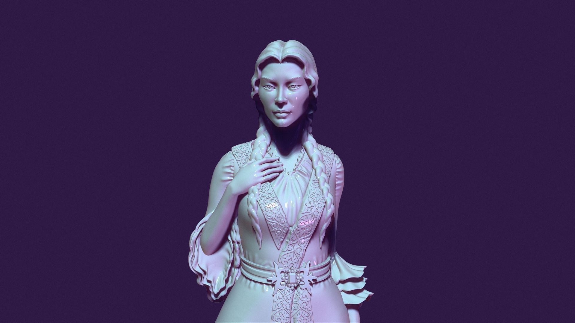 Girl NOMAD for casting 3D model 3D printable | CGTrader