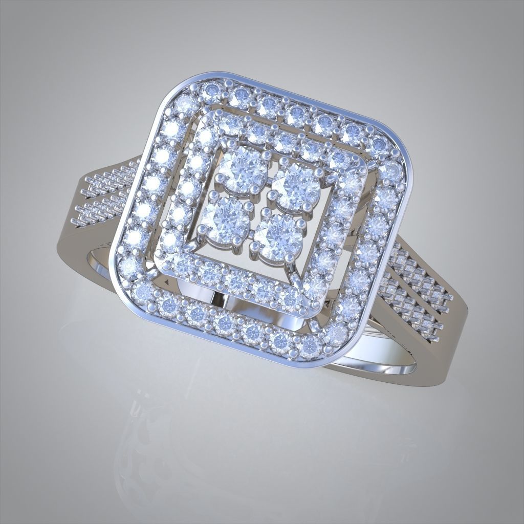 Diamond ring 0521 3D printable model11 3D model 3D printable | CGTrader