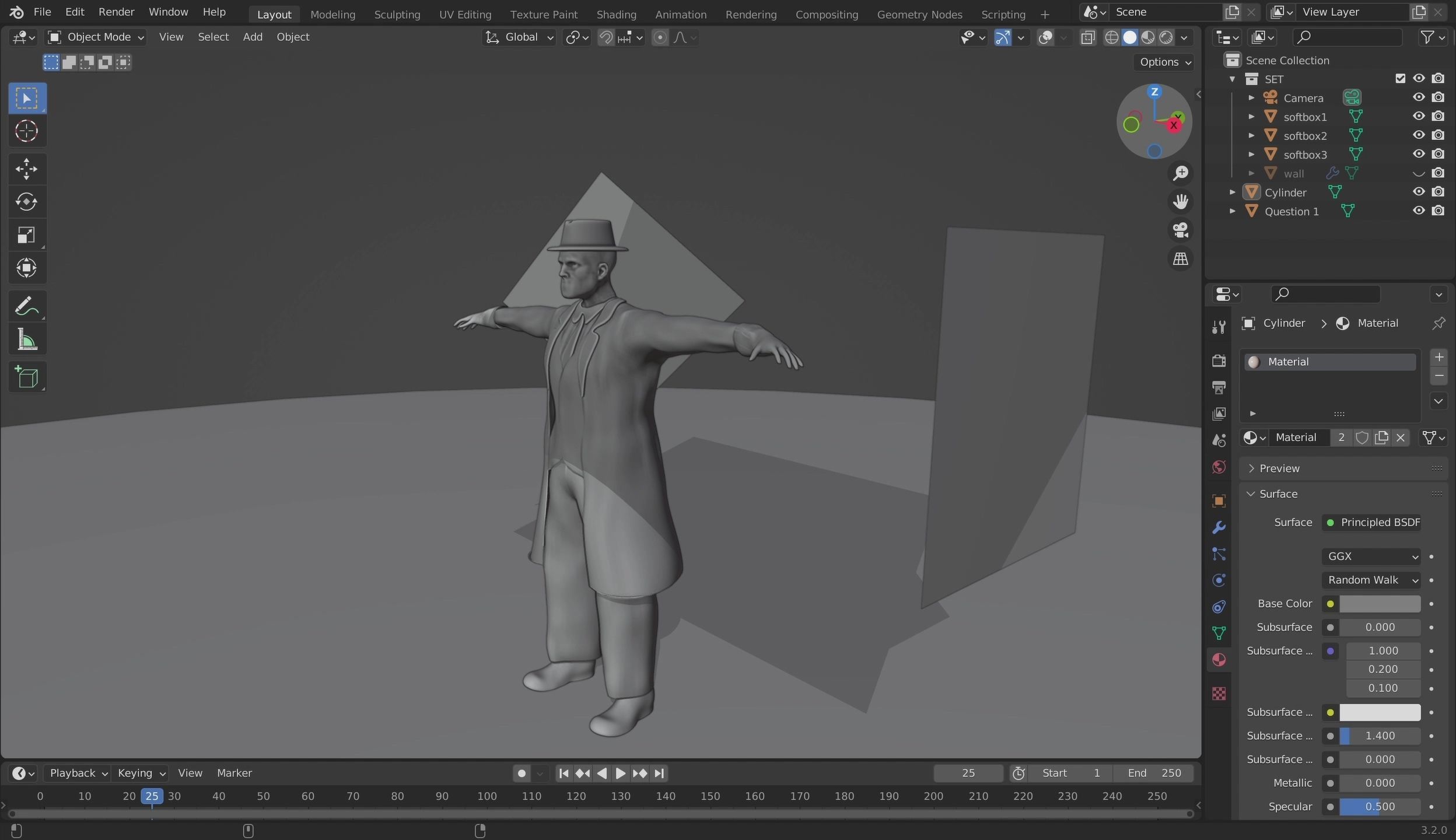 3D model The Question superhero 2 versions VR / AR / low-poly | CGTrader