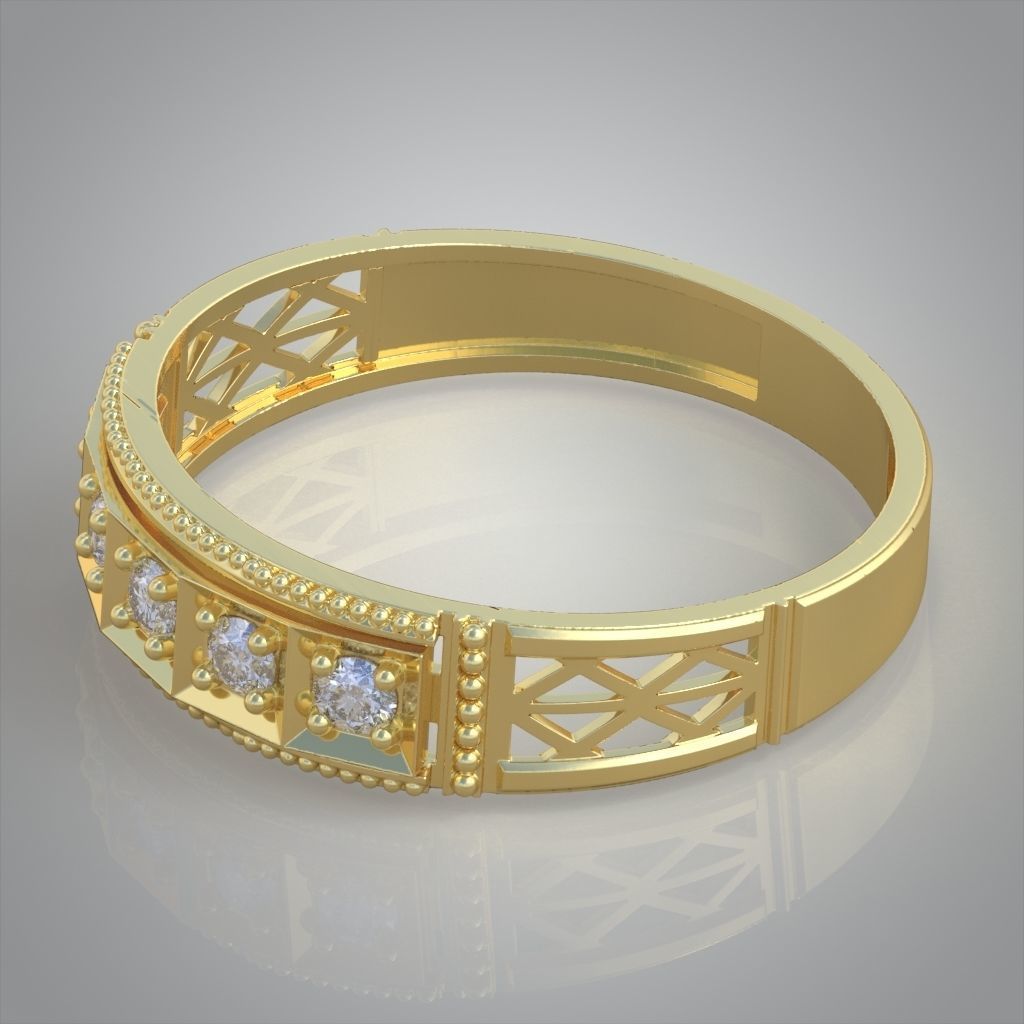 Diamond ring 0529 3D printable model free 3D model 3D printable | CGTrader