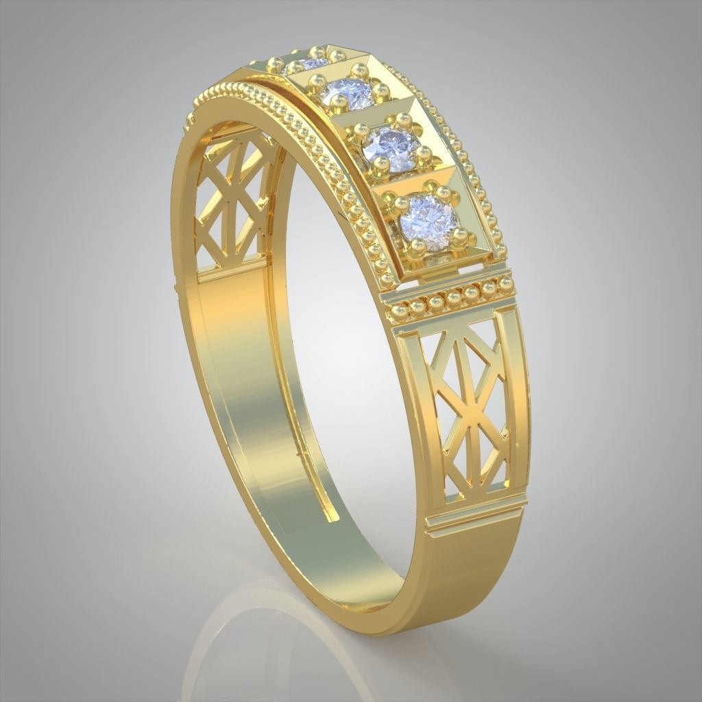 Diamond ring 0529 3D printable model free 3D model 3D printable | CGTrader
