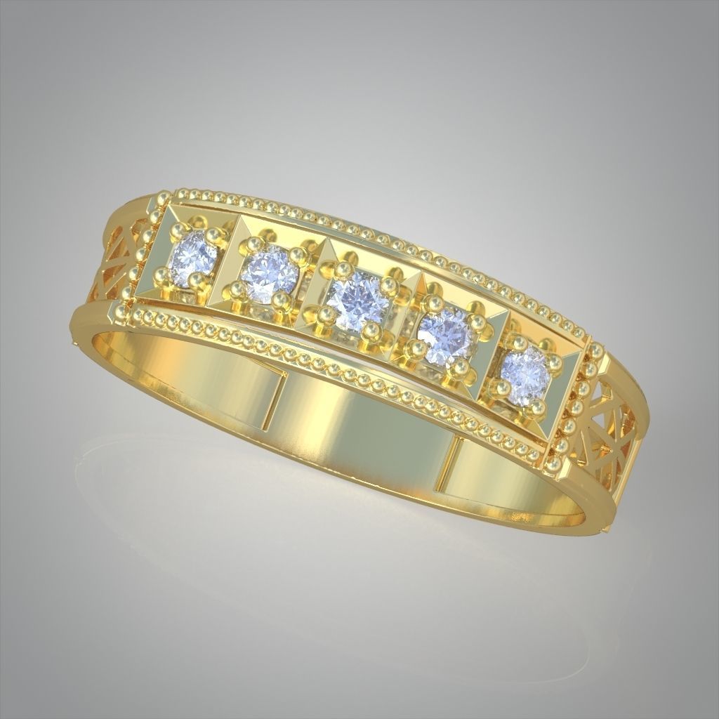 Diamond ring 0529 3D printable model free 3D model 3D printable | CGTrader