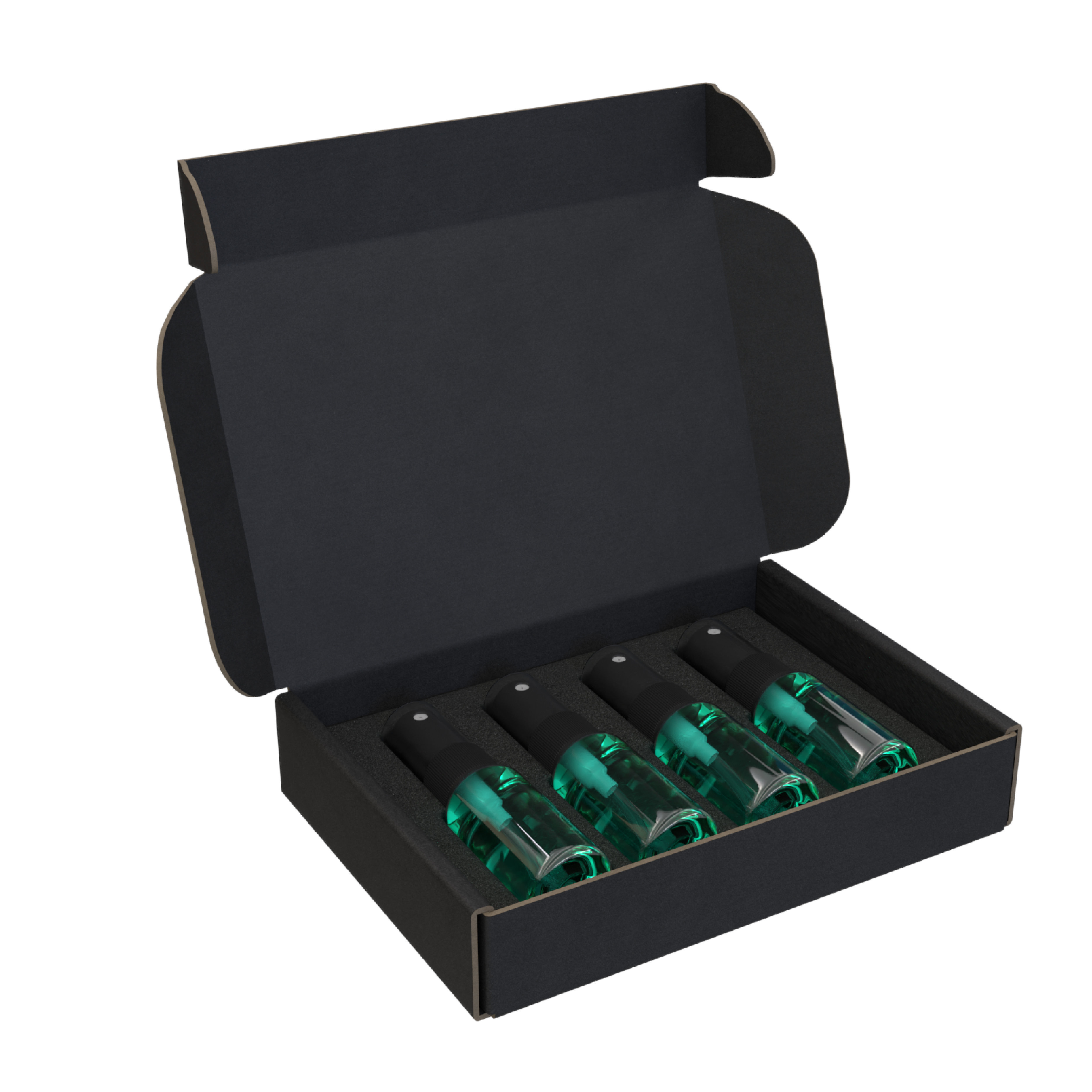 3D Packaging Box with Bottle inside 3D model | CGTrader