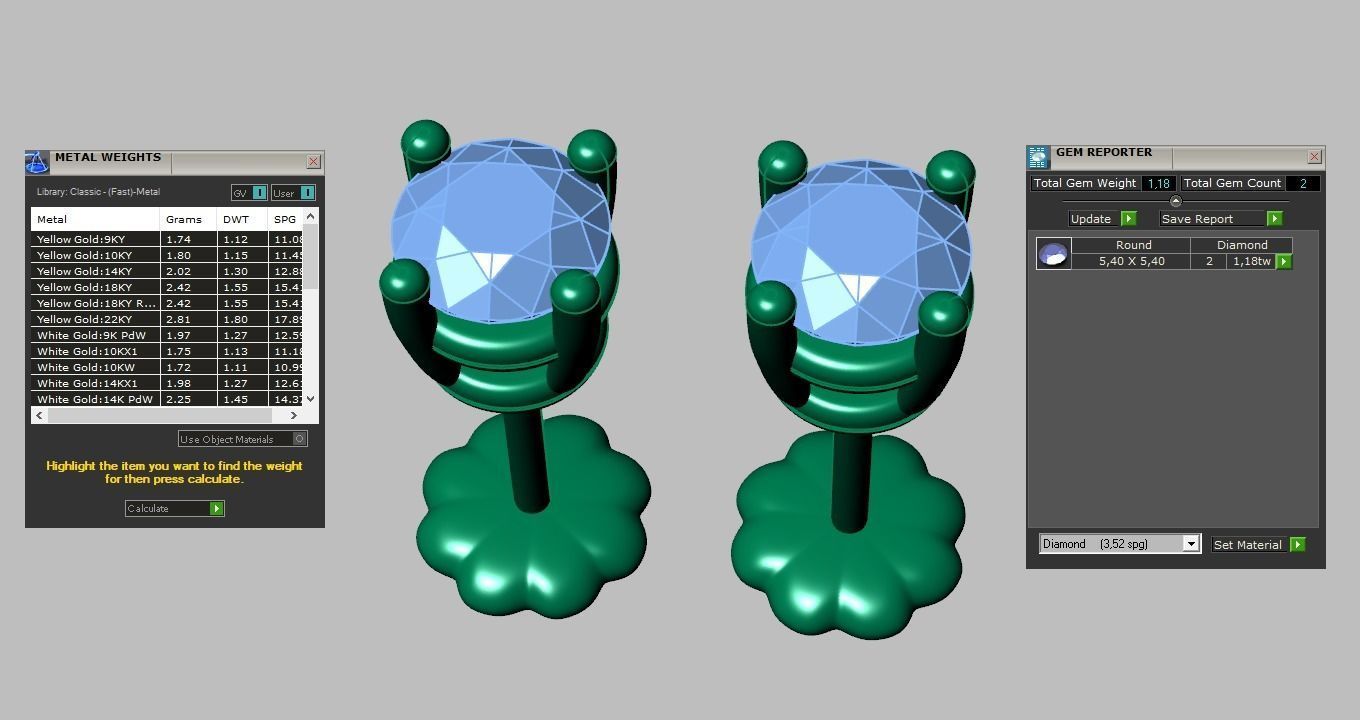 Earring model 0317 3D printable model free 3D model 3D printable | CGTrader