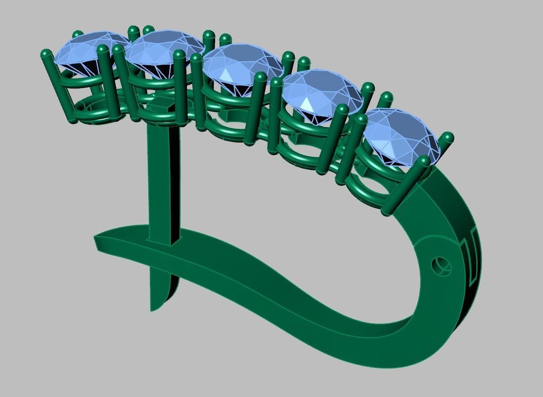 Earring model 0319 3D printable model13 3D model 3D printable | CGTrader