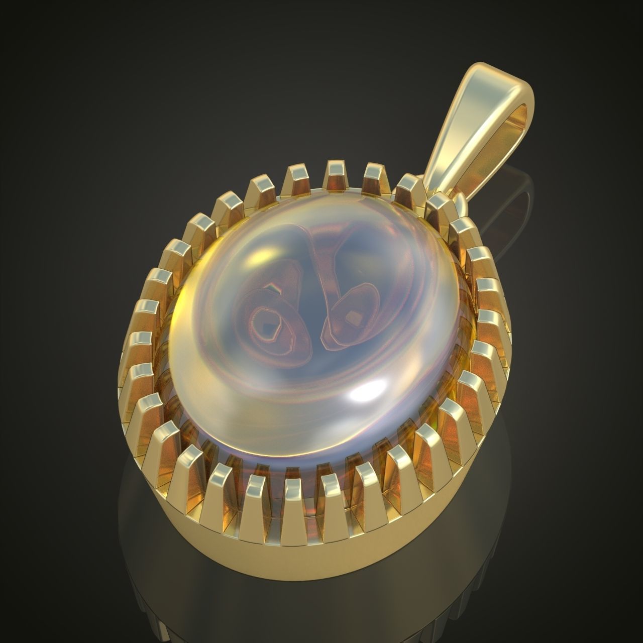 Pendant model 3D 0247 printable model free 3D model 3D printable | CGTrader