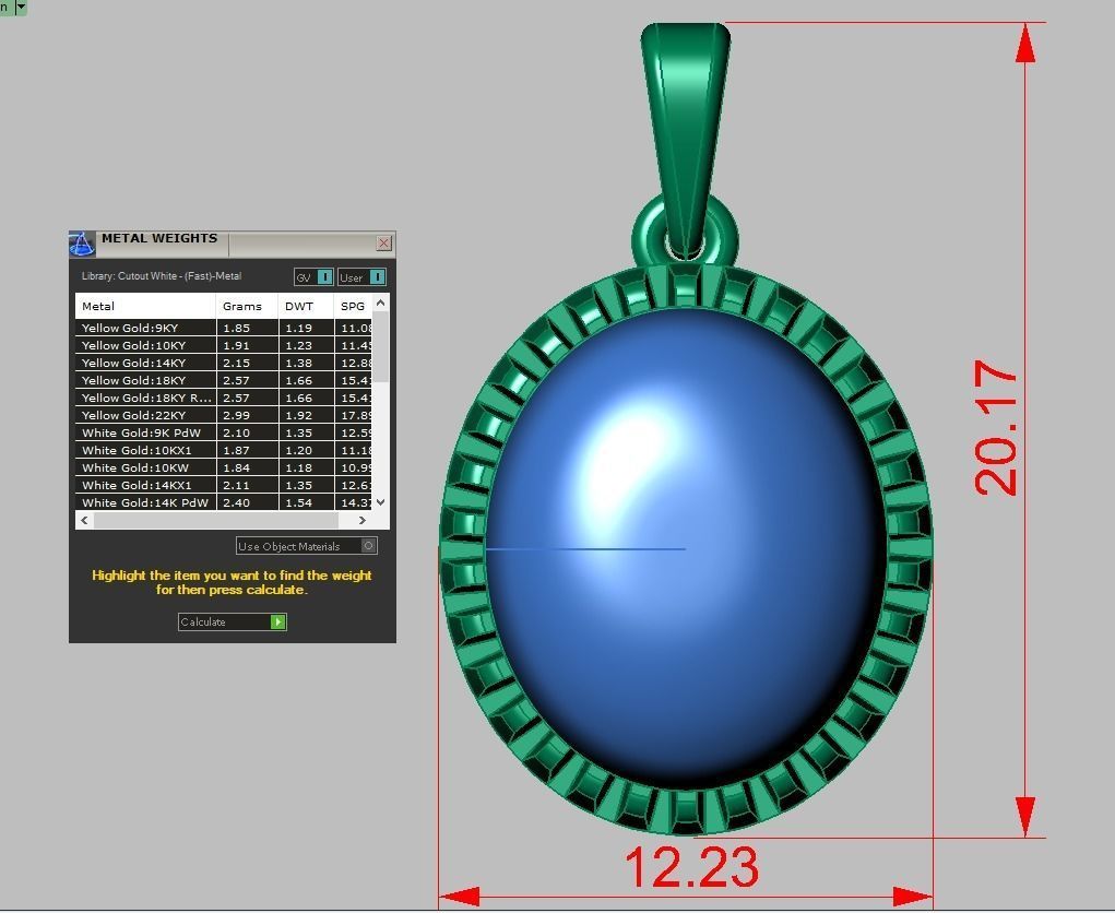 Pendant model 3D 0247 printable model free 3D model 3D printable | CGTrader