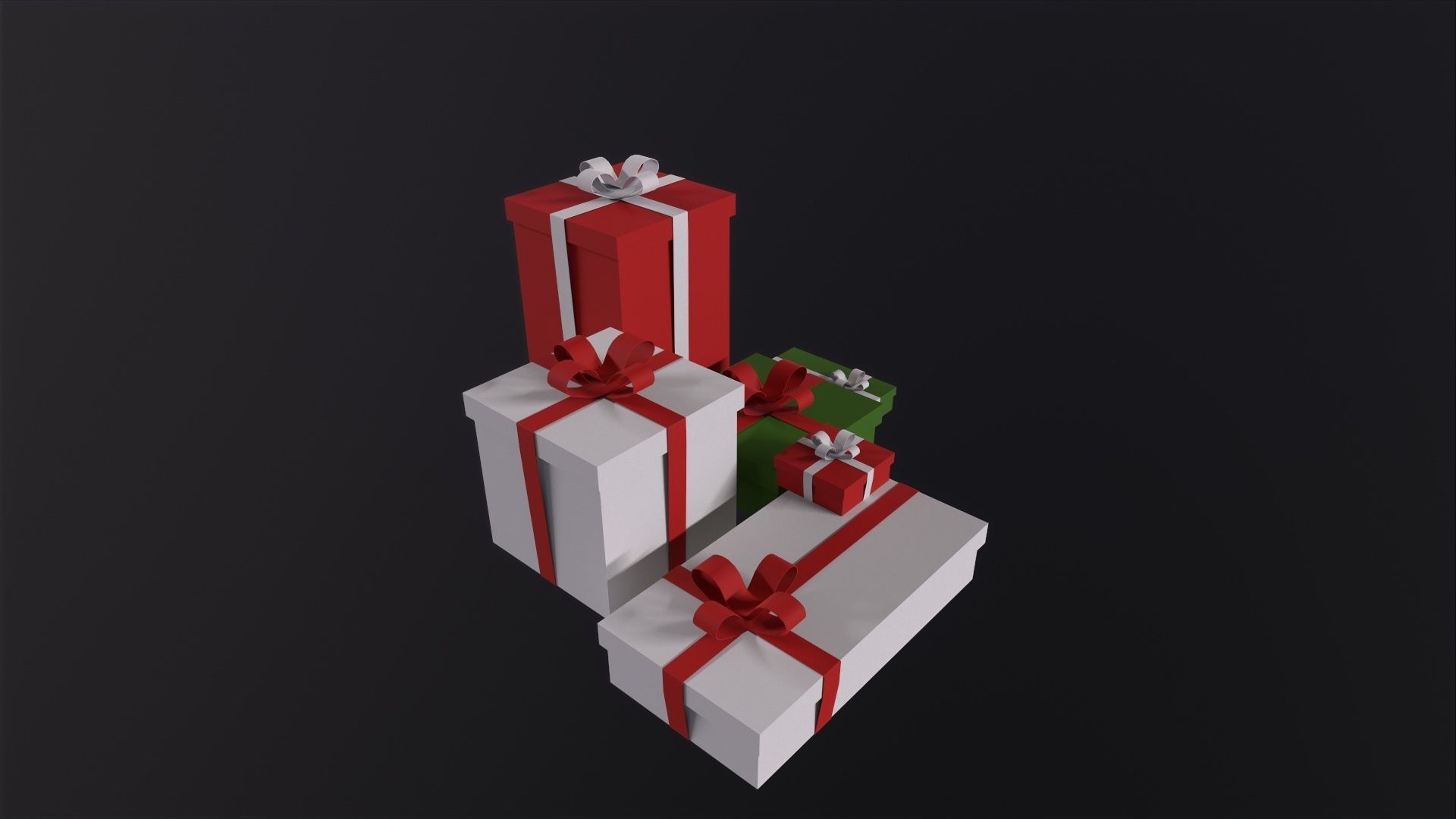 3D model Gift Boxes 3D Model VR / AR / low-poly | CGTrader