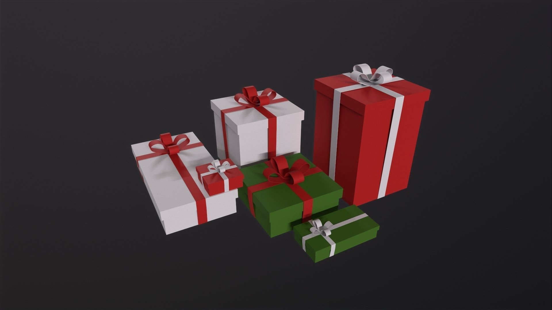 3D model Gift Boxes 3D Model VR / AR / low-poly | CGTrader