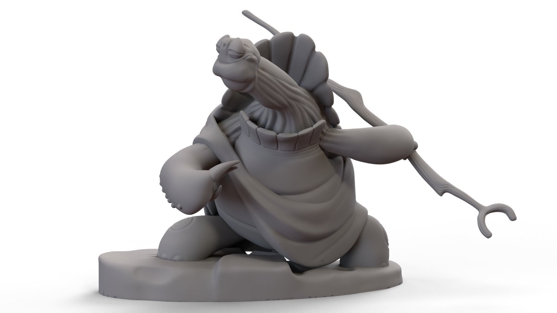 Master Oogway from Kung Fu Panda 3D model 3D printable | CGTrader