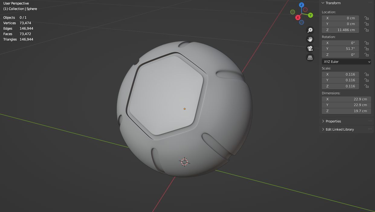 3D model Steel ball Gyro 3D model VR / AR / low-poly | CGTrader