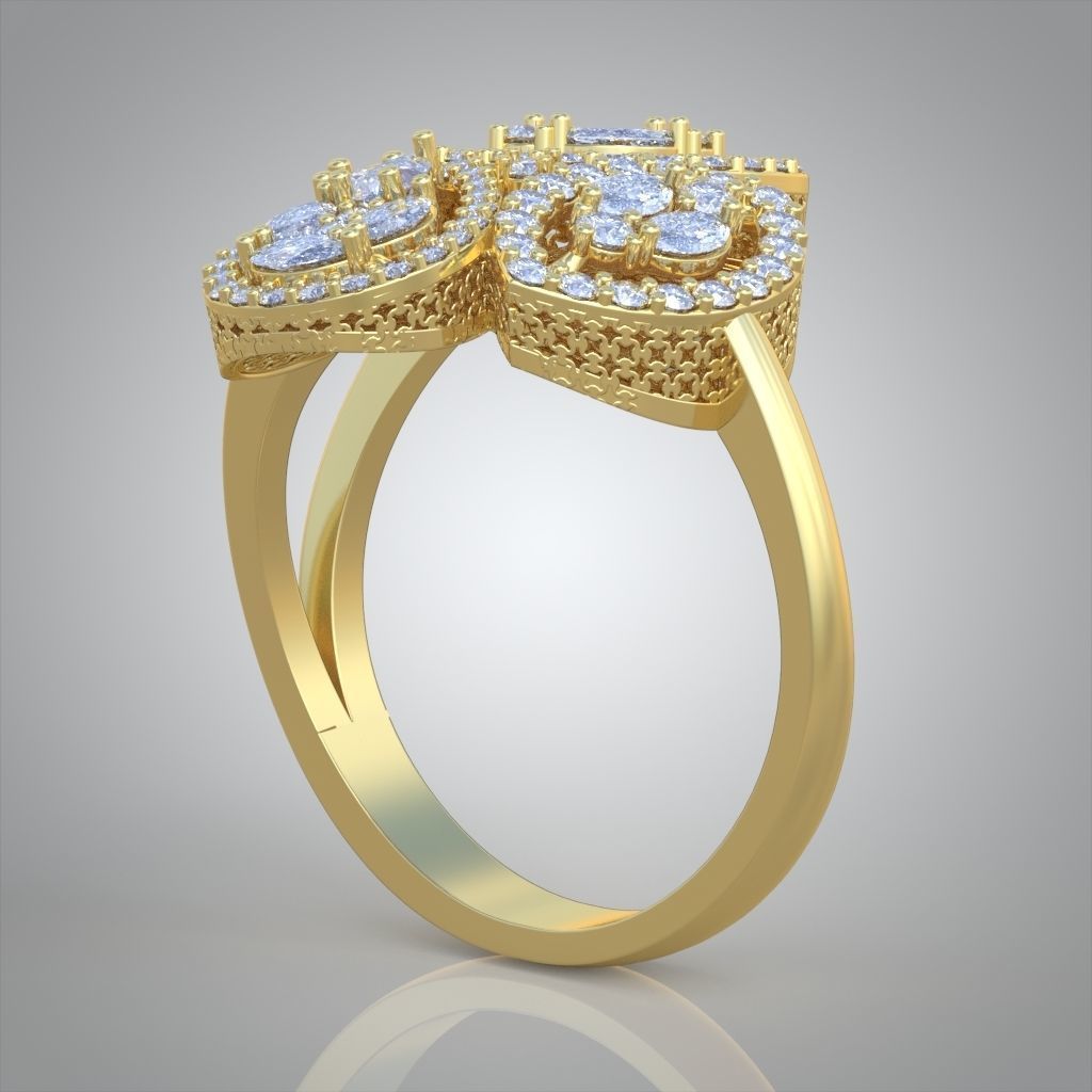 Diamond ring 0611 3D printable model8 3D model 3D printable | CGTrader