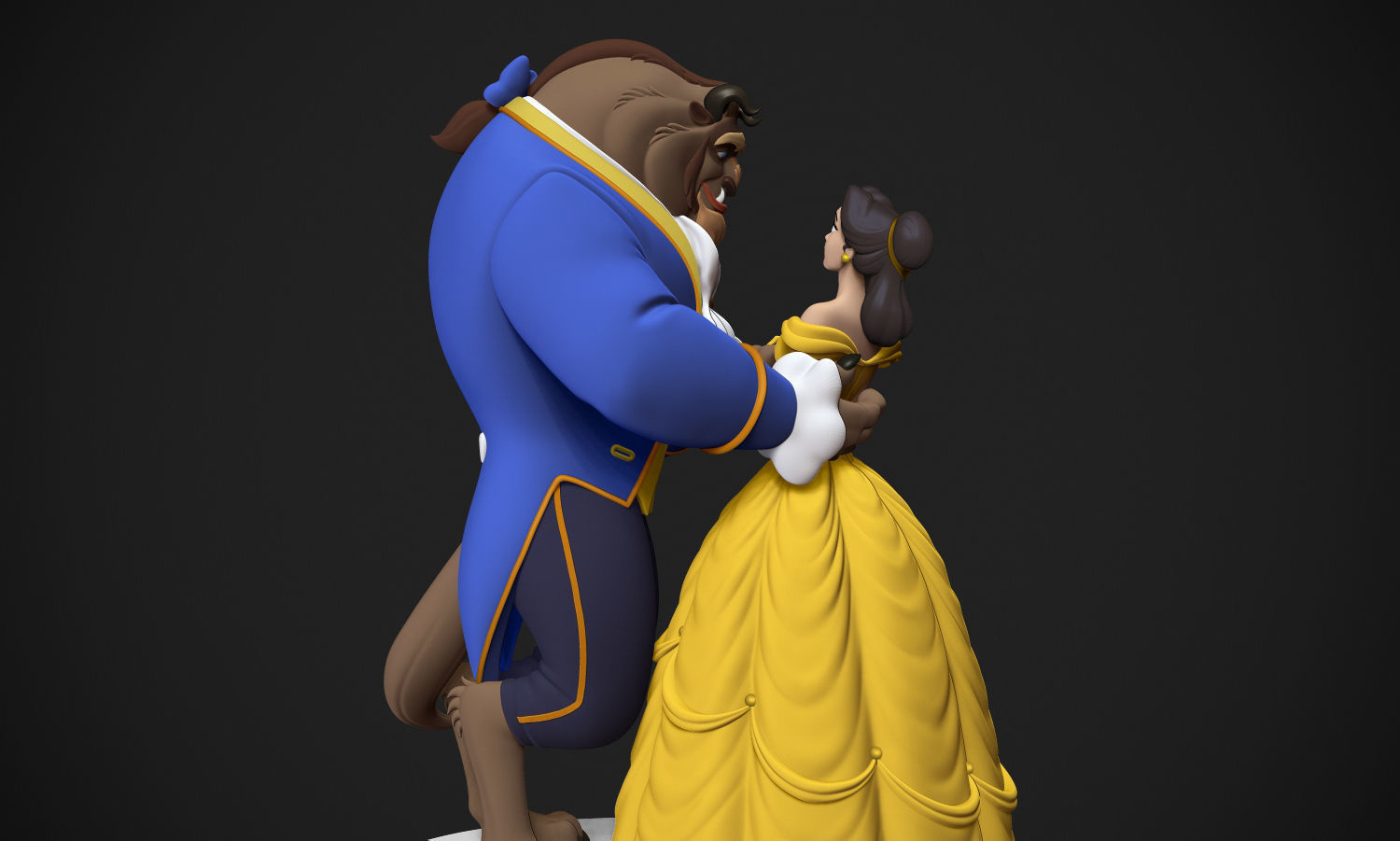 Disney Original Beauty and the Beast 3D model 3D printable | CGTrader