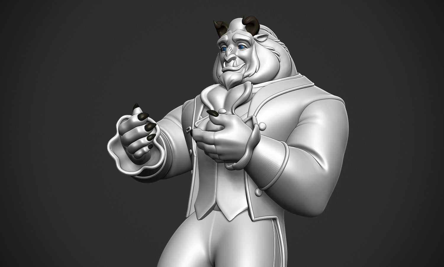 Disney Original Beauty and the Beast 3D model 3D printable | CGTrader