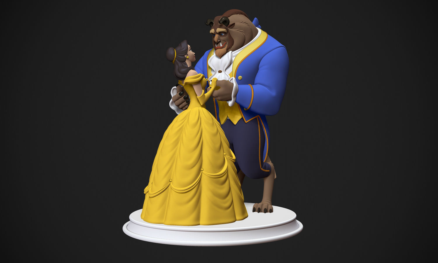 Disney Original Beauty and the Beast 3D model 3D printable | CGTrader
