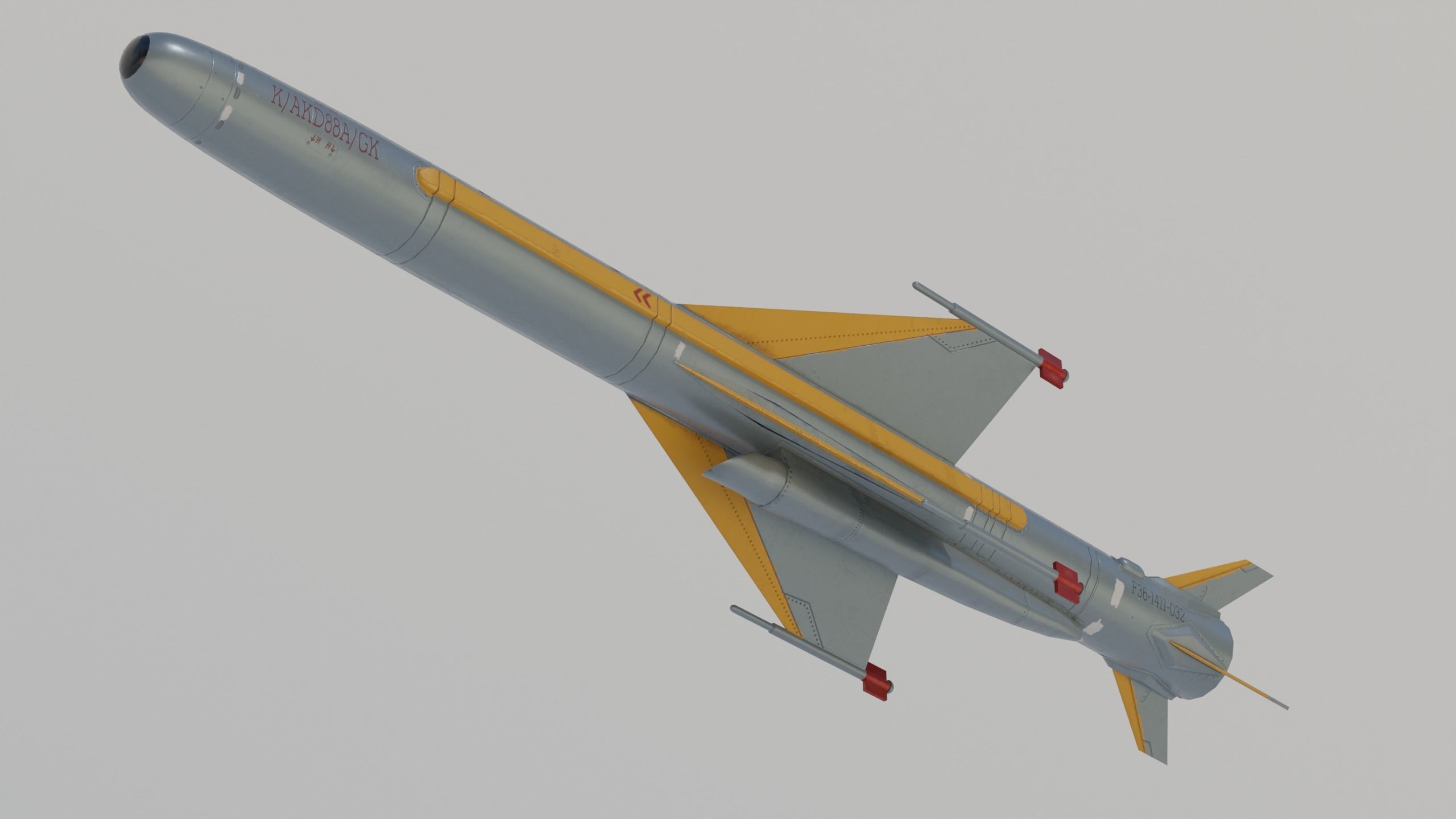 KD-88 surface-to-air missile 3D model | CGTrader