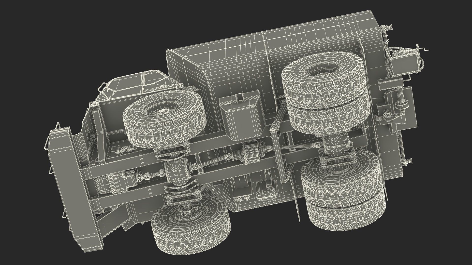 CAT 775 Water Truck 3D model | CGTrader