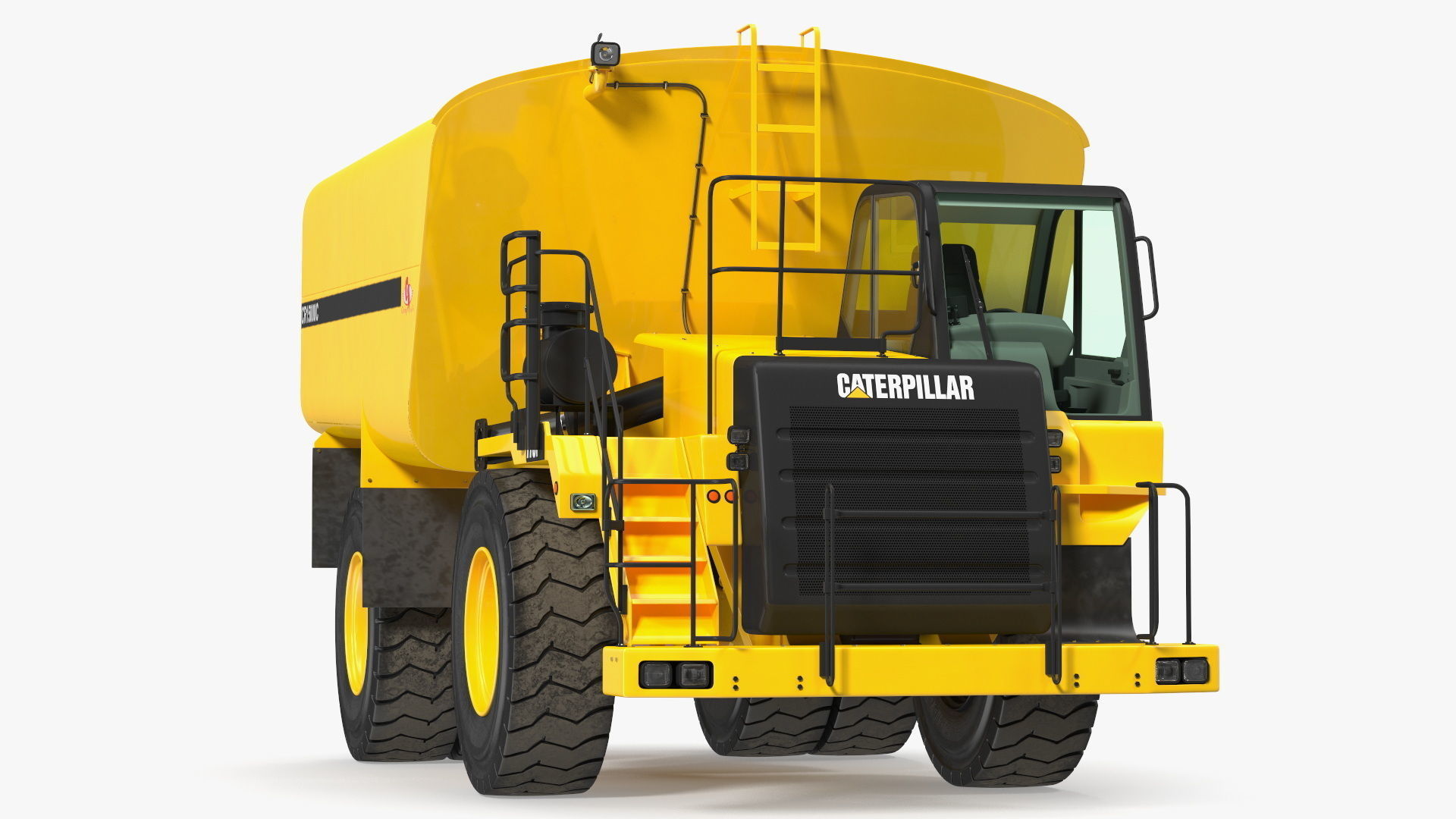 CAT 775 Water Truck 3D model | CGTrader