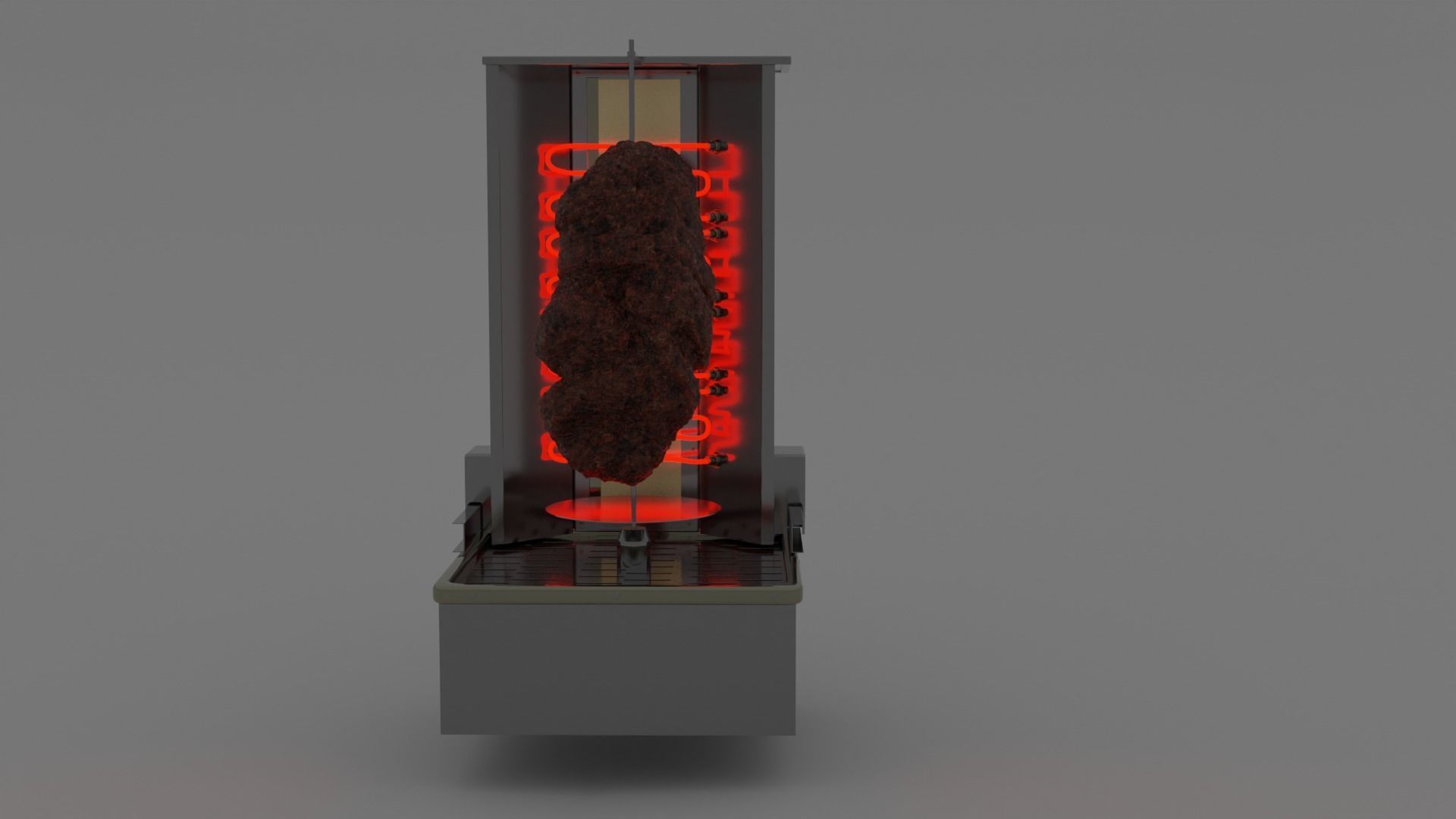 Kebab meat machine 3D model | CGTrader