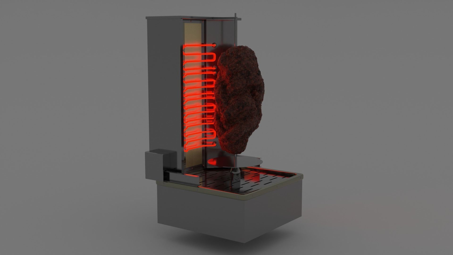 Kebab meat machine 3D model | CGTrader