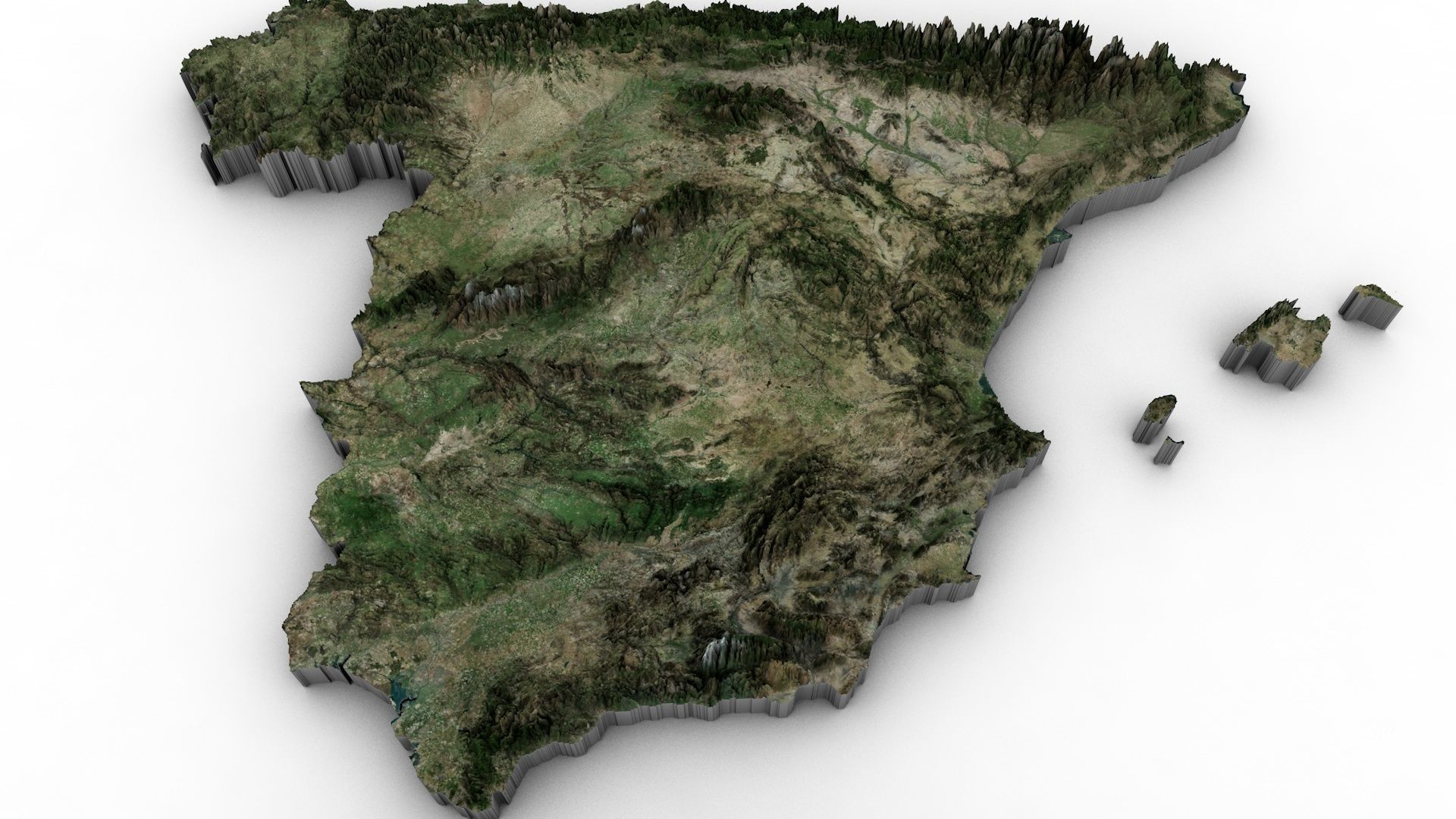 Spain Map Pack 3D model | CGTrader