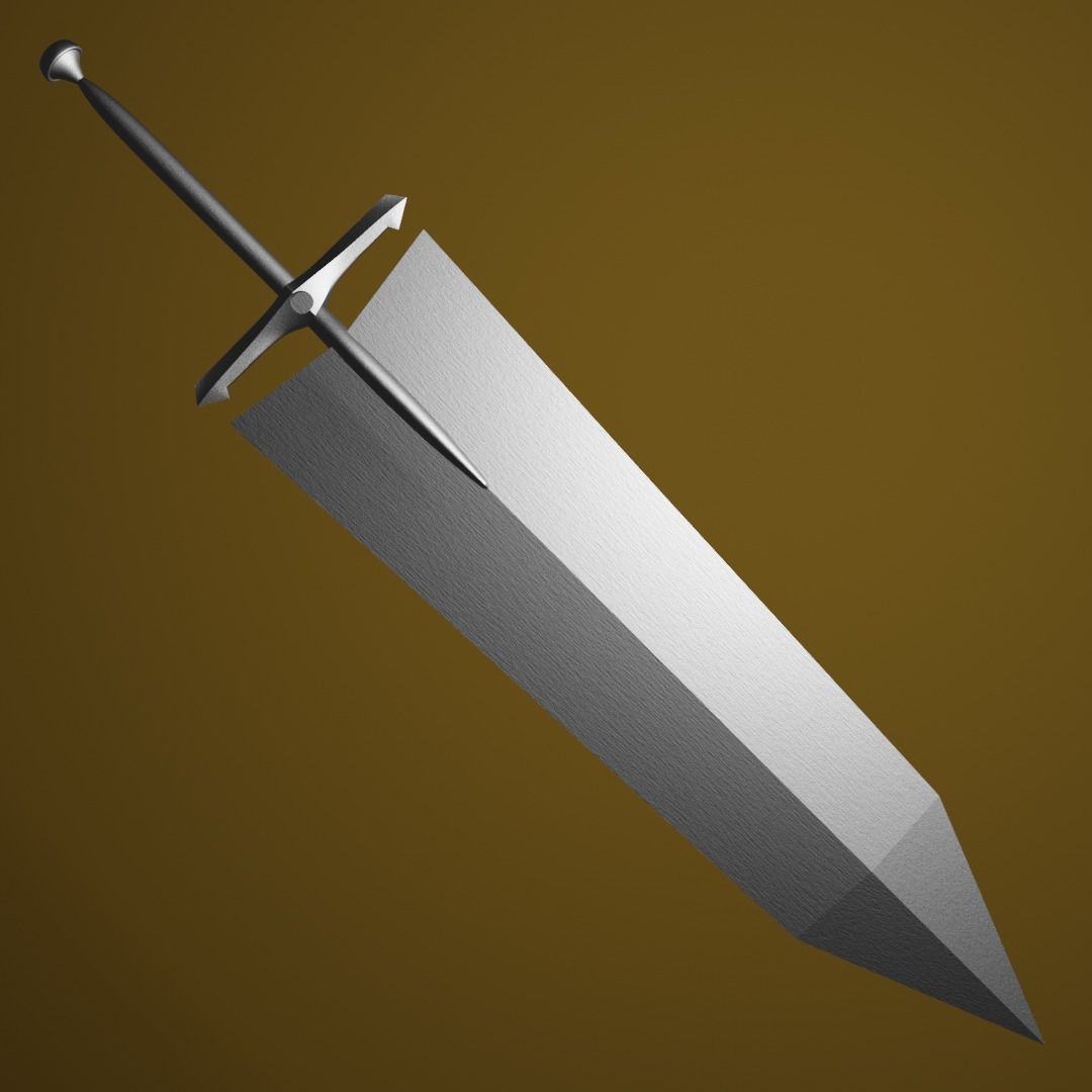 Asta Demon Slayer Sword from Black Clover free 3D model 3D printable ...