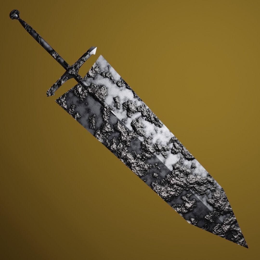 Asta Demon Slayer Sword from Black Clover free 3D model 3D printable ...