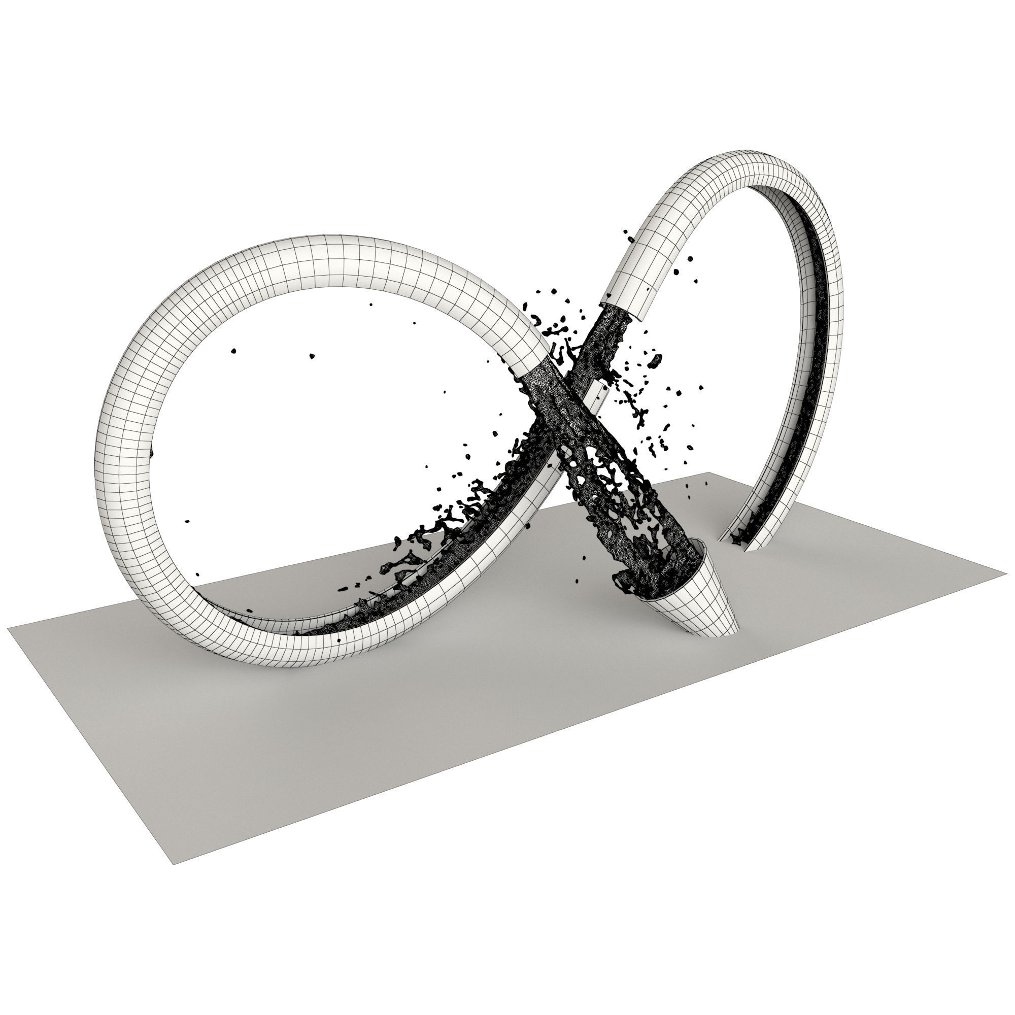 Infinite Water Fountain 3D model | CGTrader