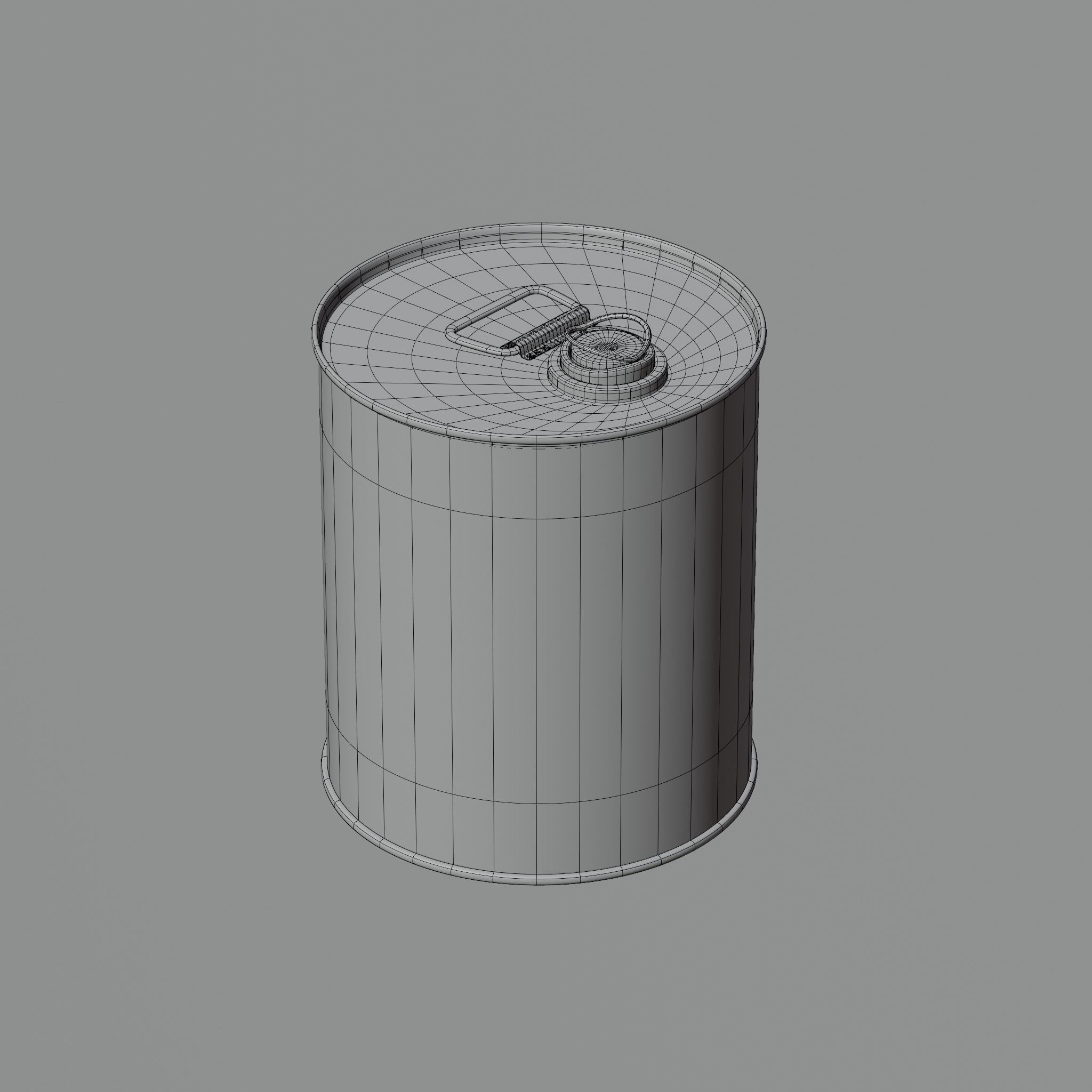 Round Lube Oil Can 3D model | CGTrader
