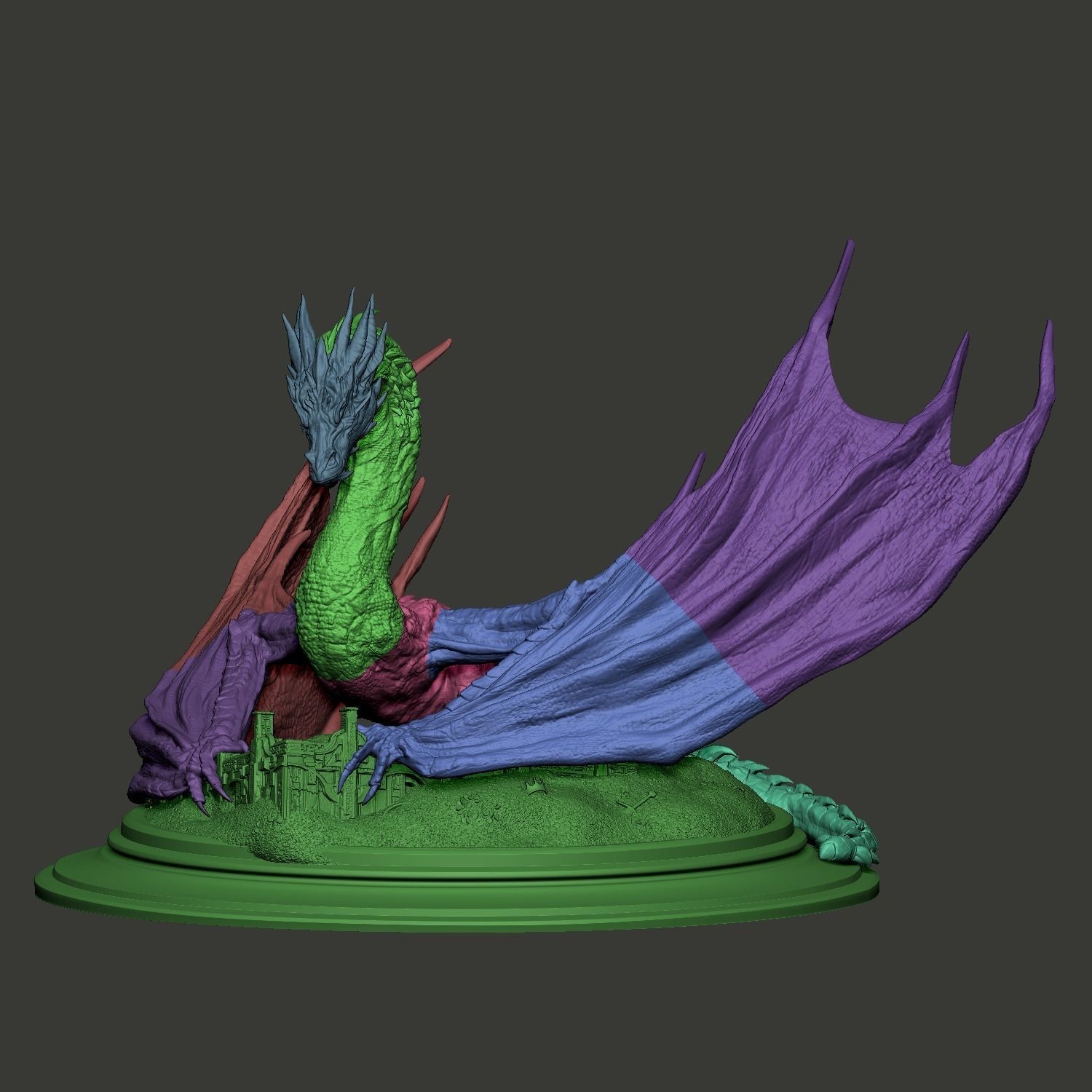 Smaug 3D Print 3D model 3D printable | CGTrader