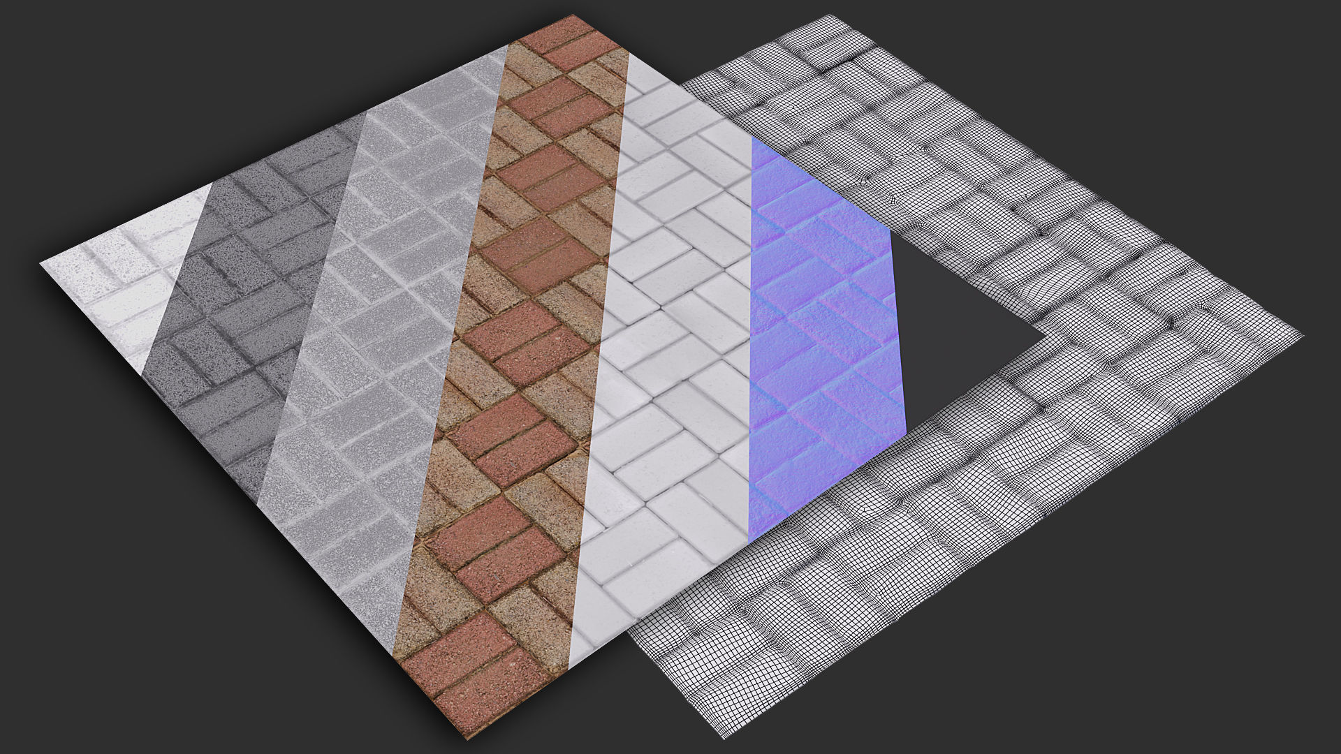 Brick Floor 01 3D model | CGTrader